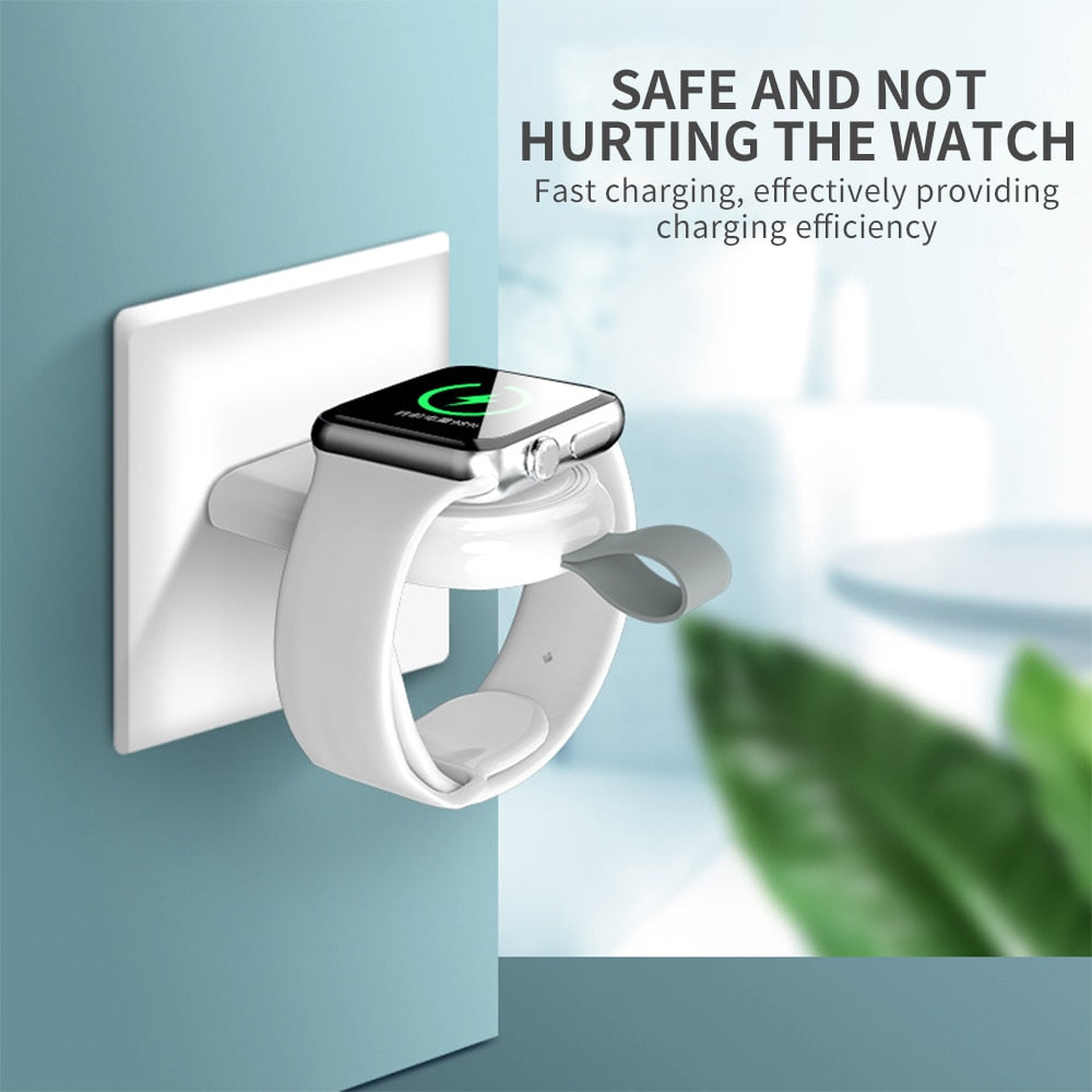 Mini Portable Apple iWatch 1 2 3 4 5 Dock Adapter Fast Charging Smart ...